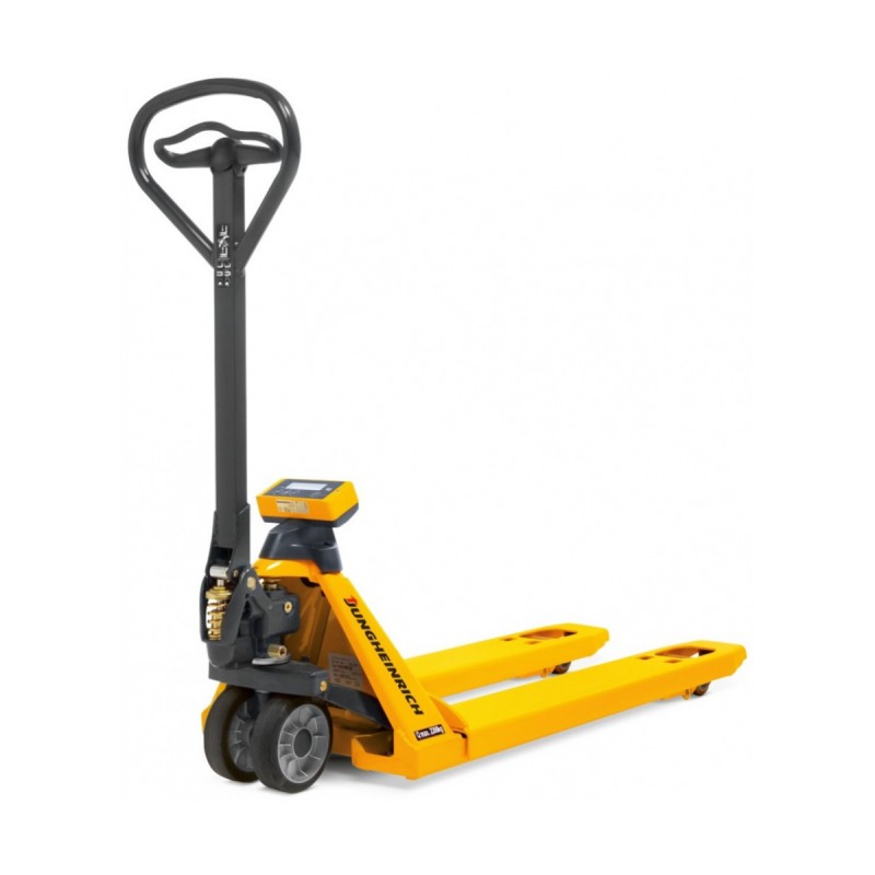 Transpalet manual cu funcție de cântărire, capacitate 2200 kg